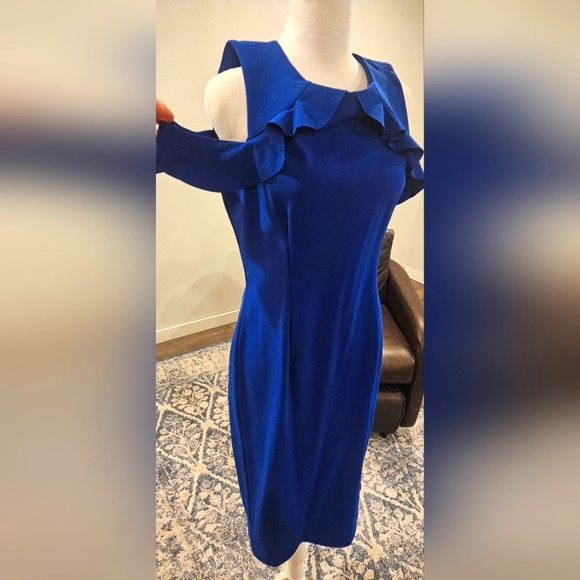 Ivanka Trump | Dresses | Ivanka Trump Royal Blue Dress | Poshmark